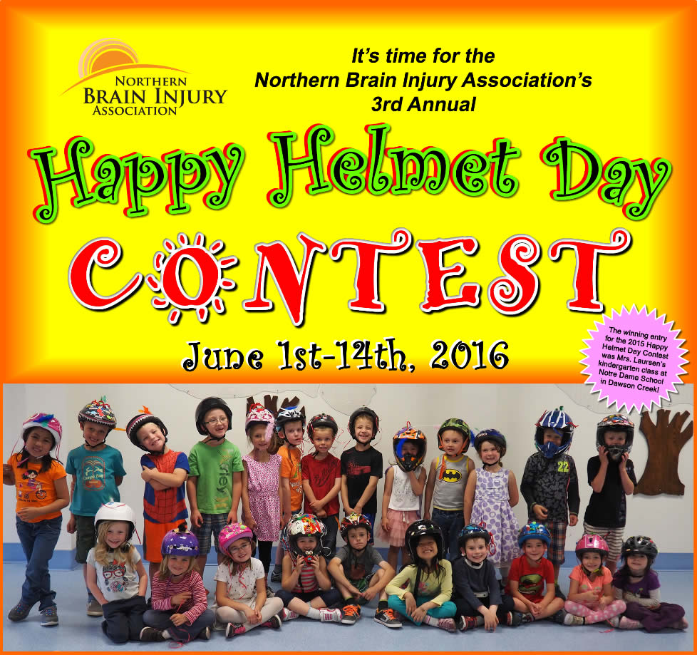 2016 Happy Helmet Day Contest - Northern Brain Injury Association ...